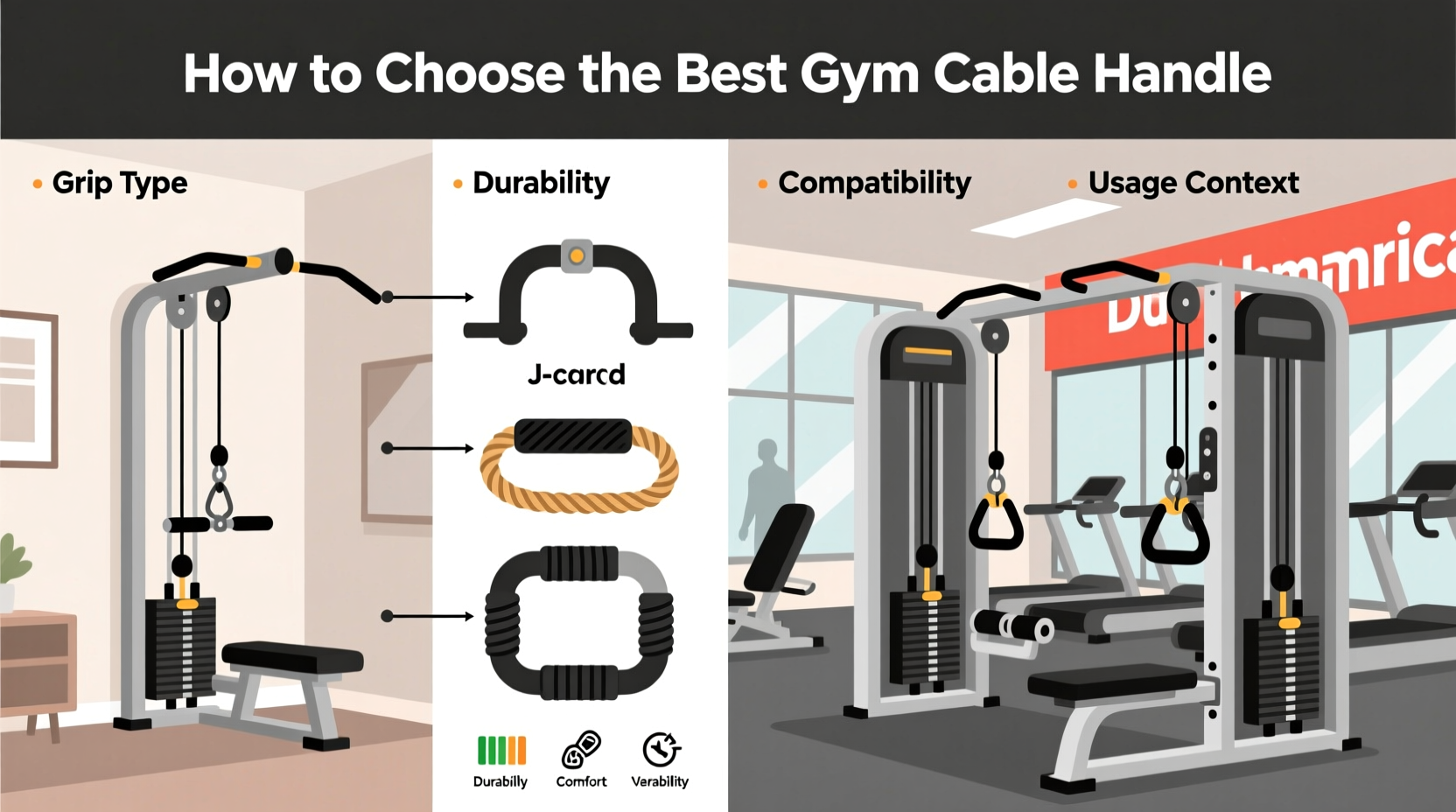 How to Choose the Best Gym Cable Handle for Your Home or Commercial Setup