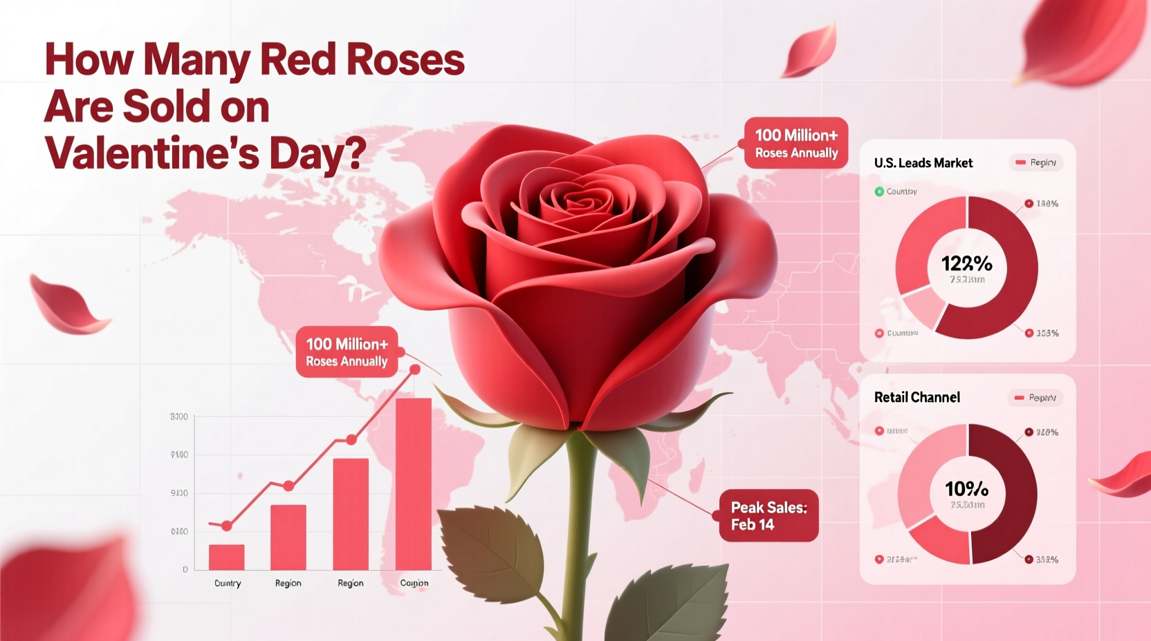 How Many Red Roses Are Sold on Valentine's Day