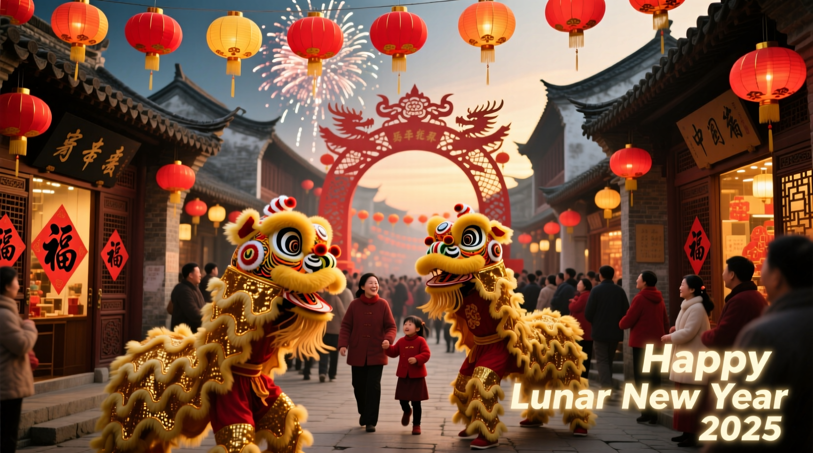 Chinese New Year Celebrations Start on Lunar New Year's Day