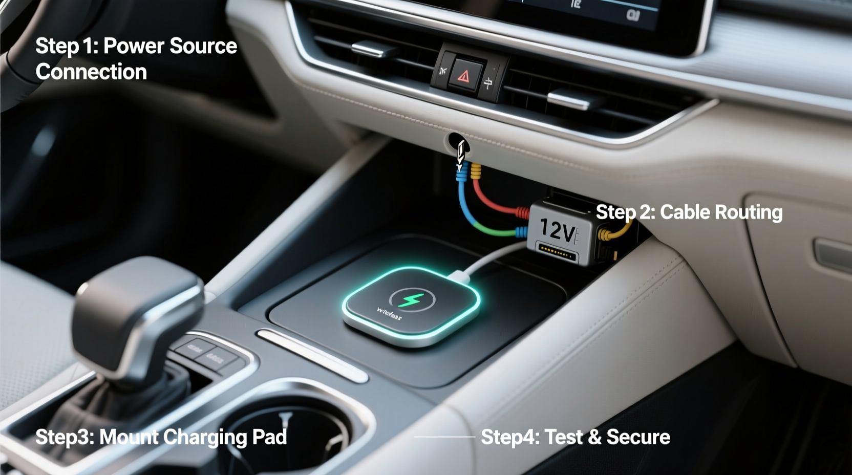 How to Install Hidden Wireless Charging in Your Car