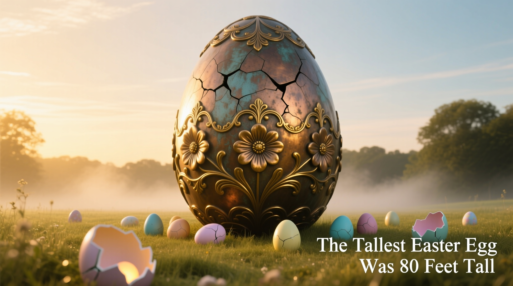 The Tallest Easter Egg Was 80 Feet Tall