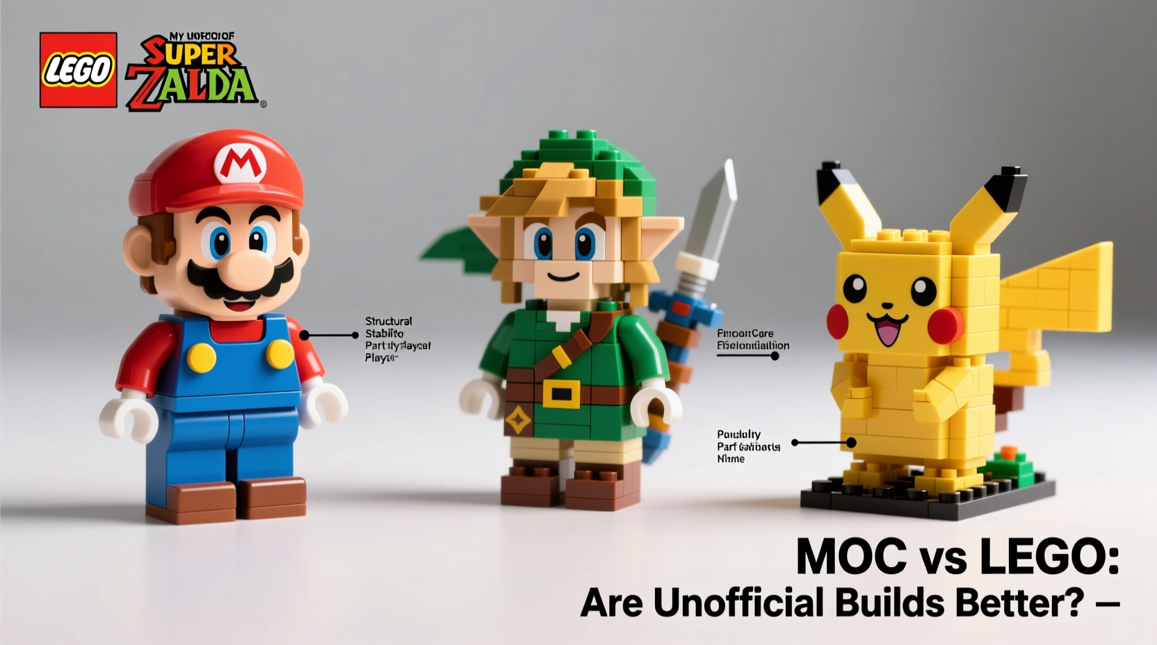 Moc Nintendo Models Vs Official Lego Sets Are The Unofficial Builds ...