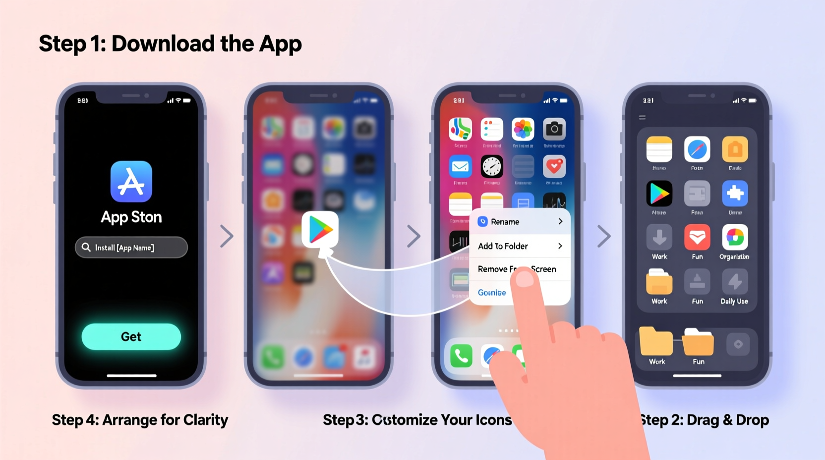 Step By Step Guide How To Easily Put Any App On Your Phone And ...