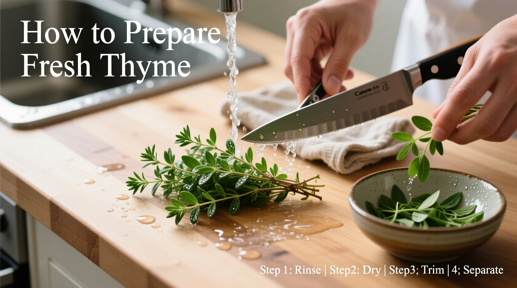 How to Prepare Fresh Thyme: Step-by-Step Guide