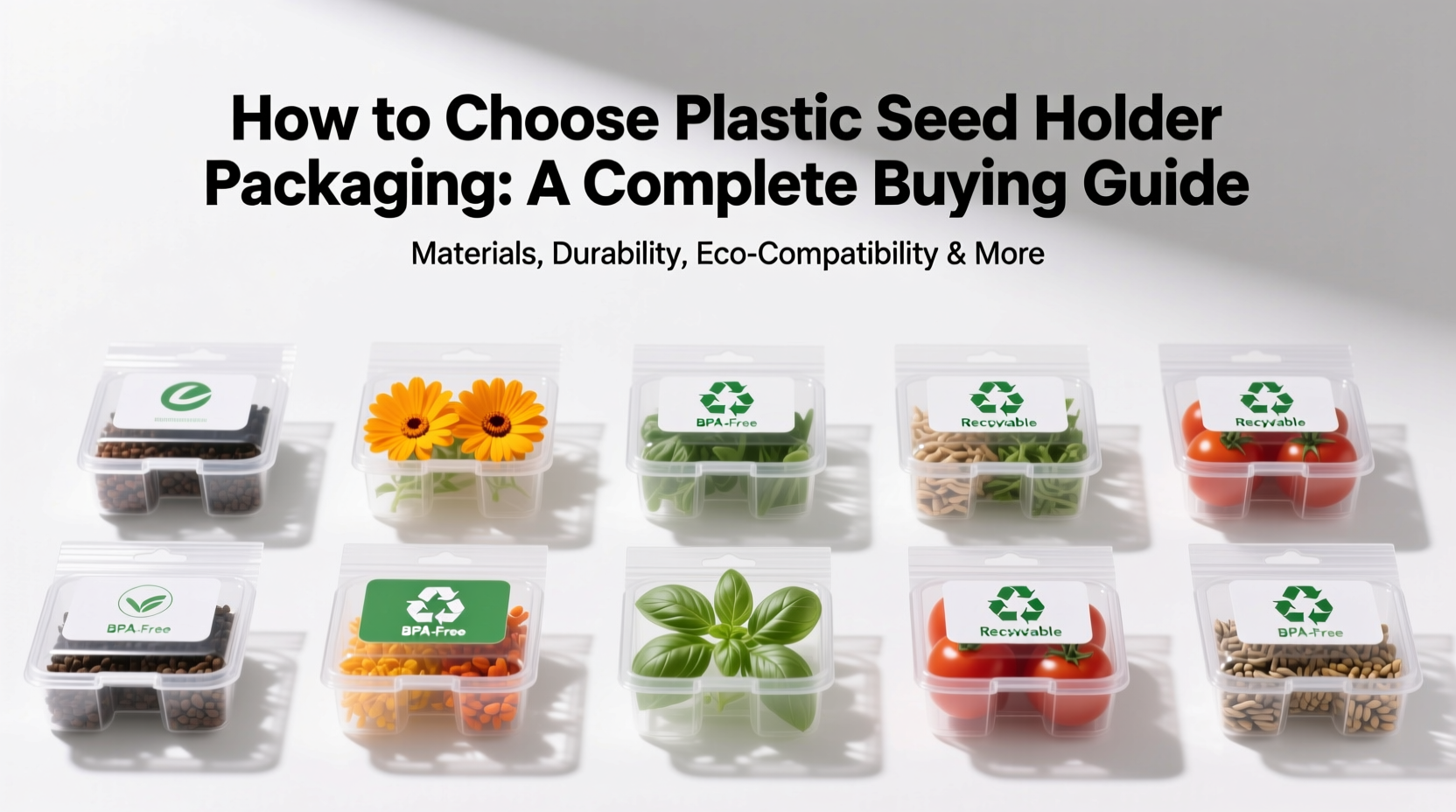 How to Choose Plastic Seed Holder Packaging: A Complete Buying Guide