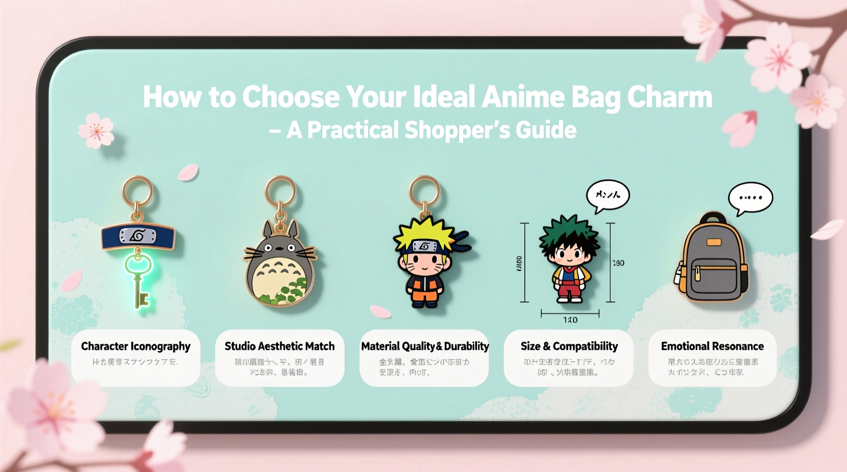 How To Choose The Ideal Anime Themed Bag Charm A Practical Shoppers Guide