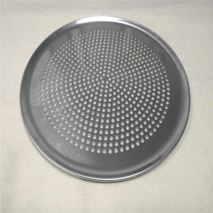 High Transparency Pizzeria Disk Perforated Pizza Oven Pans with Many Sizes
