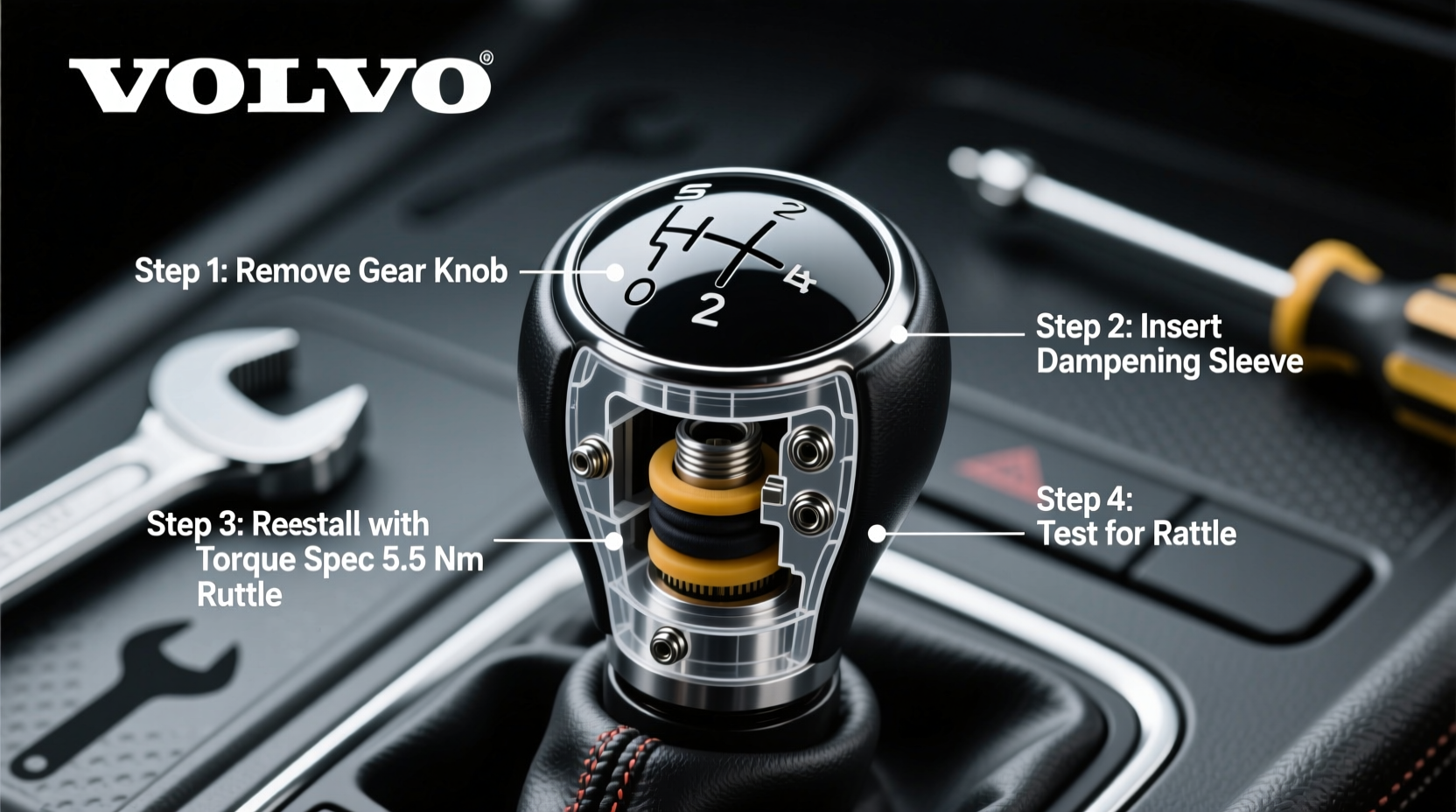 Volvo Shift Knob Rattle Fix: OEM Solution & Step-by-Step Guide