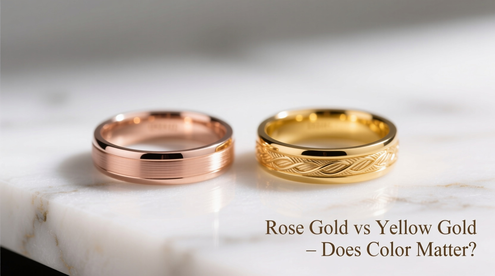 Rose Gold Vs Yellow Gold Rings Does The Color Actually Matter Or Is It ...