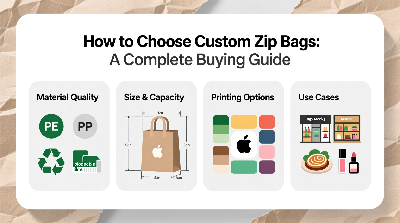 How to Choose Custom Zip Bags: A Complete Buying Guide
