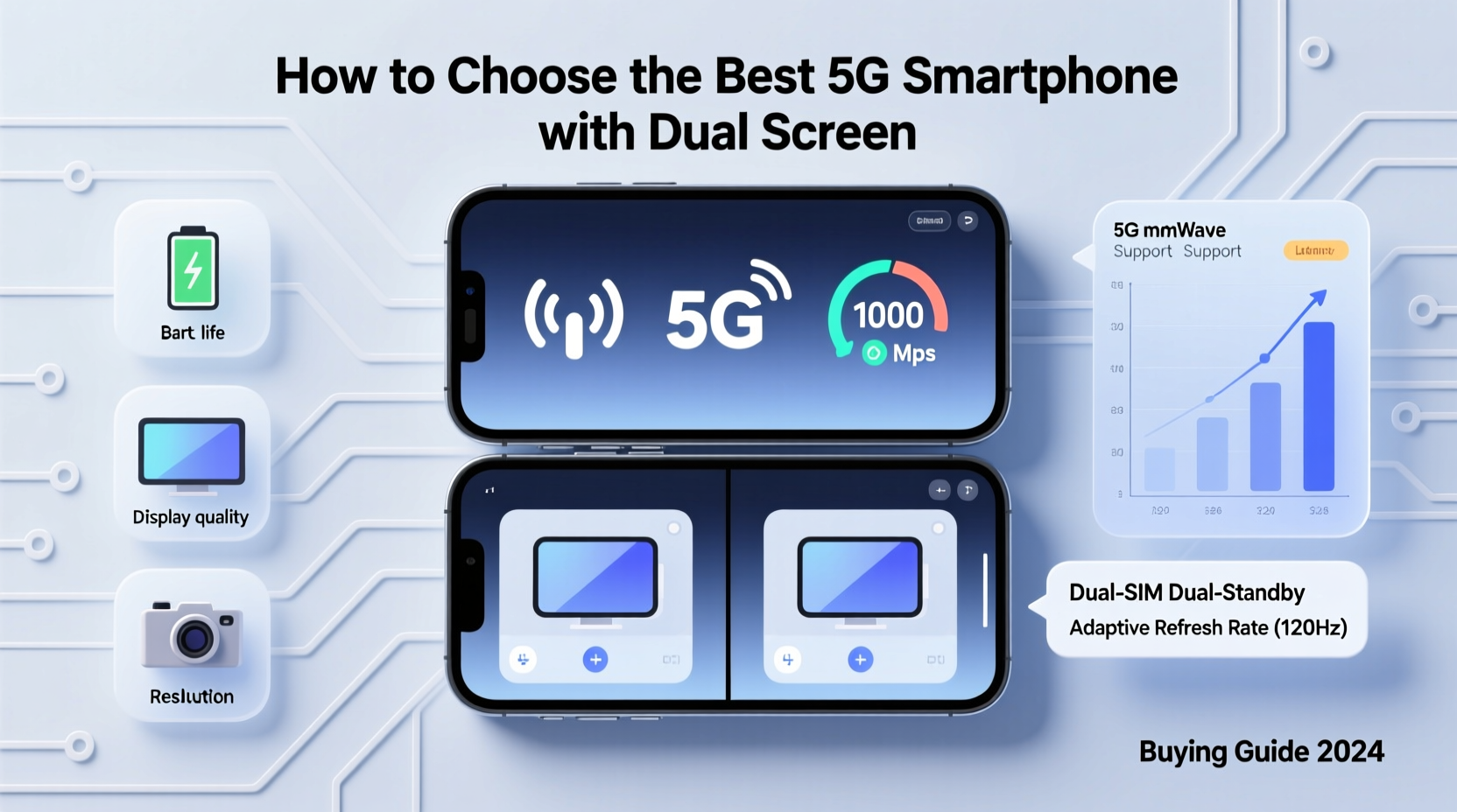How to Choose the Best 5G Smartphone Dual Screen: Buying Guide