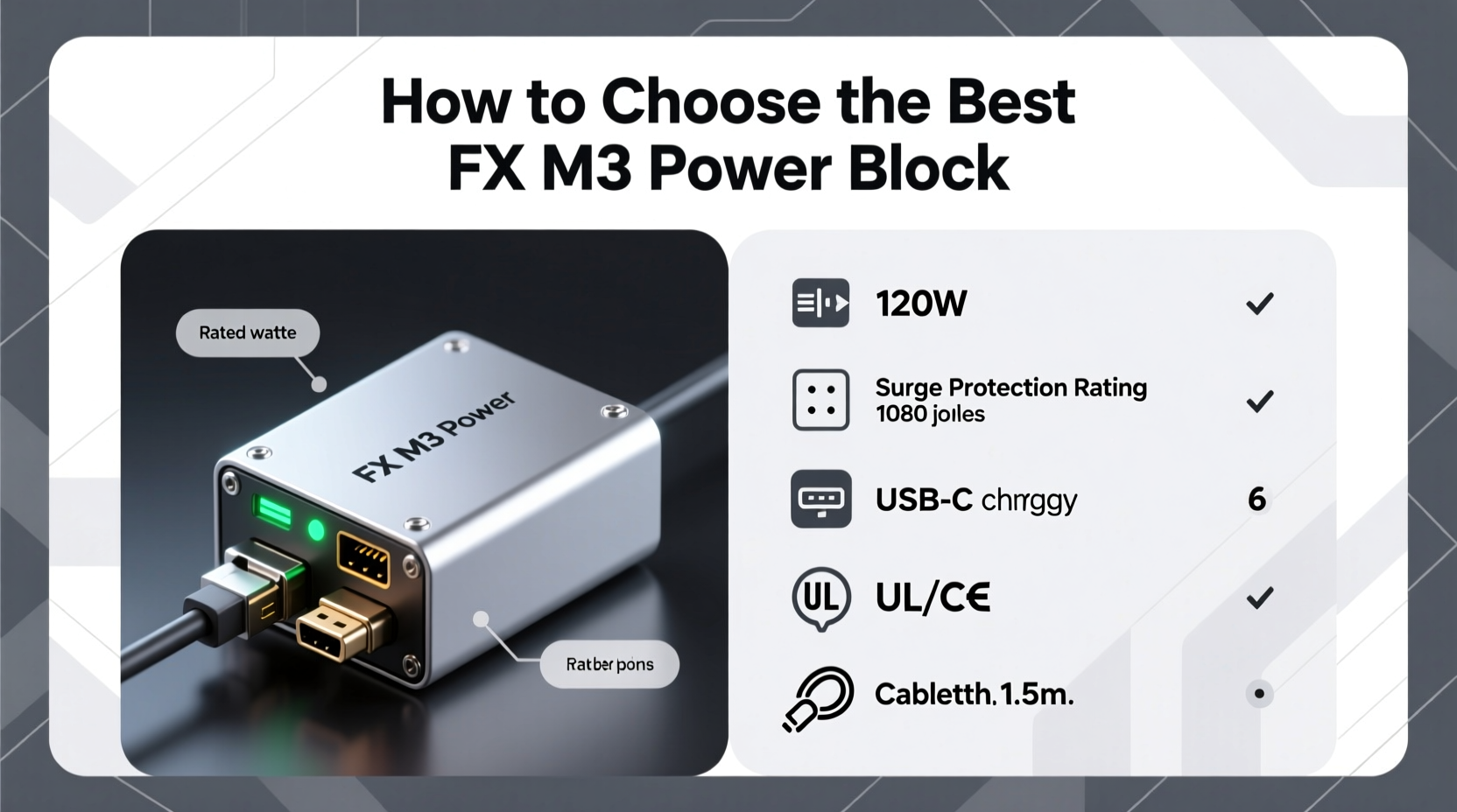 How to Choose the Best FX M3 Power Block: A Complete Buyer's Guide