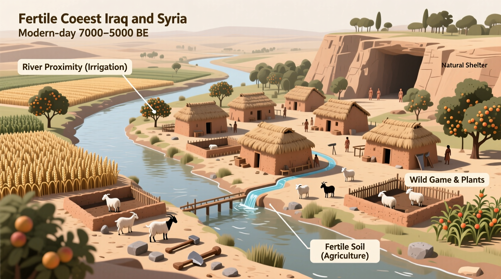 Neolithic Settlements Locations And Reasons For Settlement