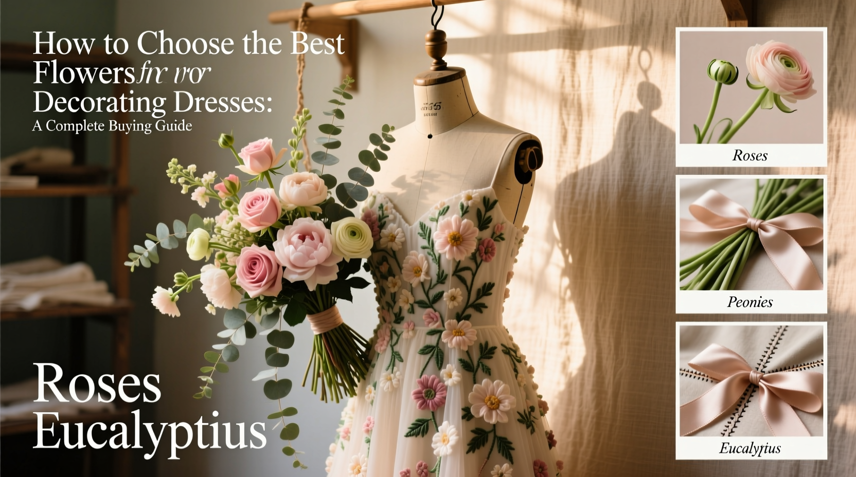 How to Choose Flowers for Decorating Dresses: A Complete Buying Guide