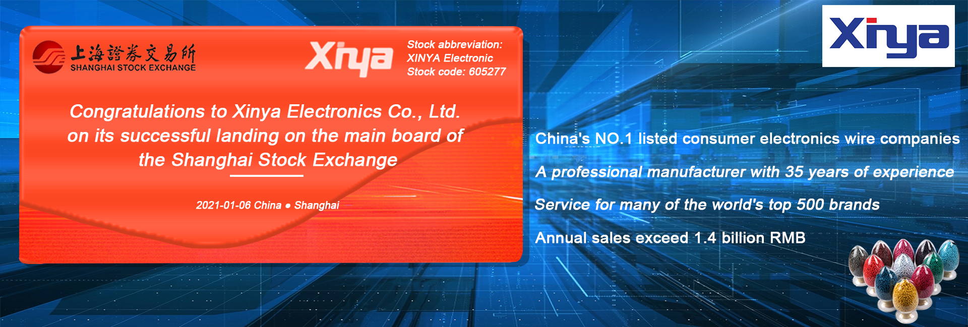 Xinya Electronic Co., Ltd. - Consumer Electronics Wire, Automotive Wire