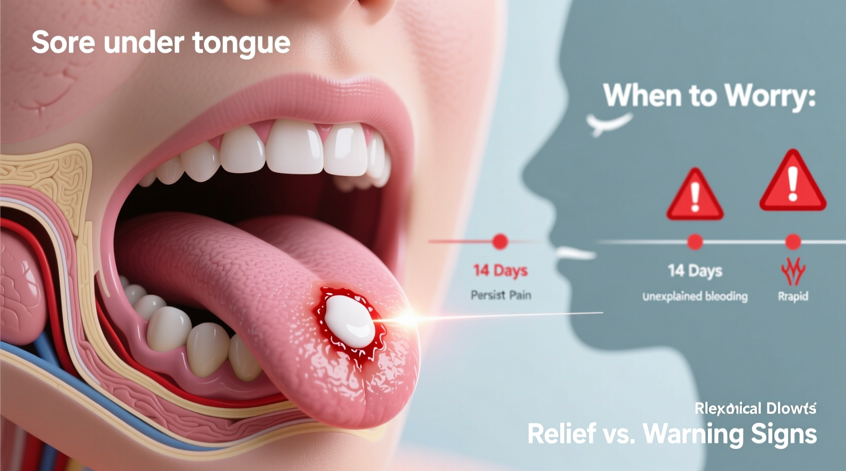 Sore Under Tongue Causes Relief And When To Worry