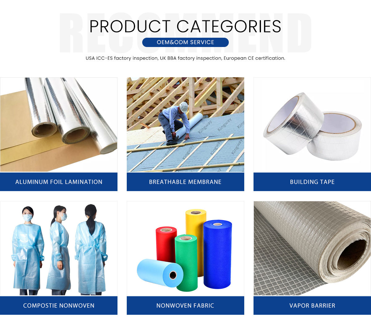 Nantong Kingway Complex Material Co., Ltd. - Breathable Membrane ...