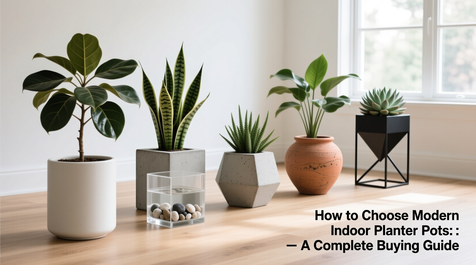 How to Choose Modern Indoor Planter Pots: A Complete Buying Guide