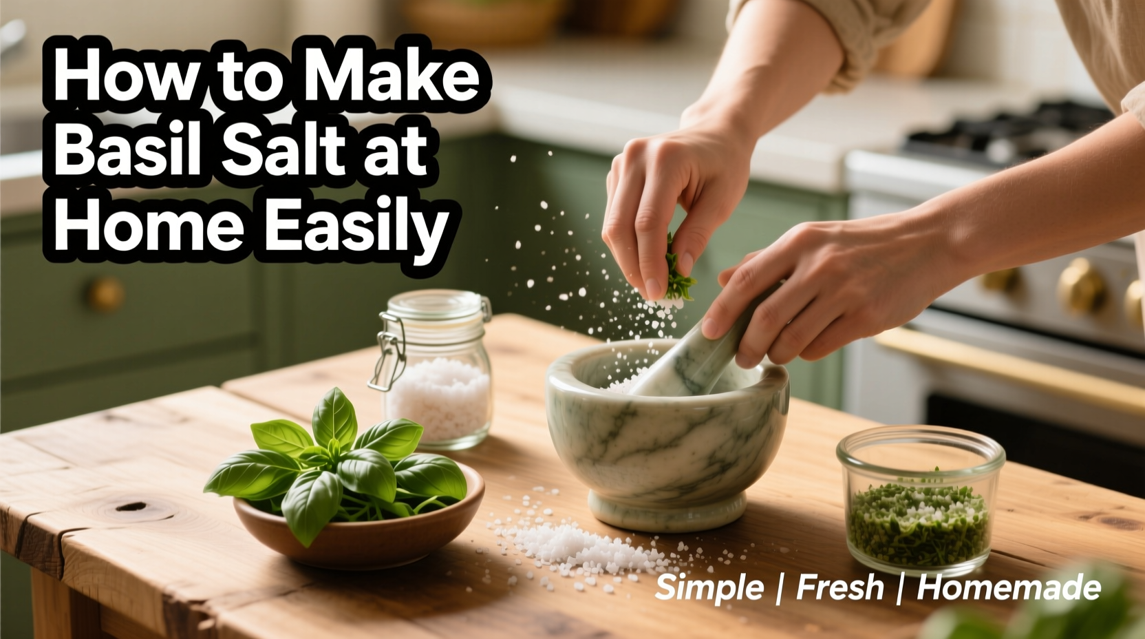 How to Make Basil Salt at Home Easily