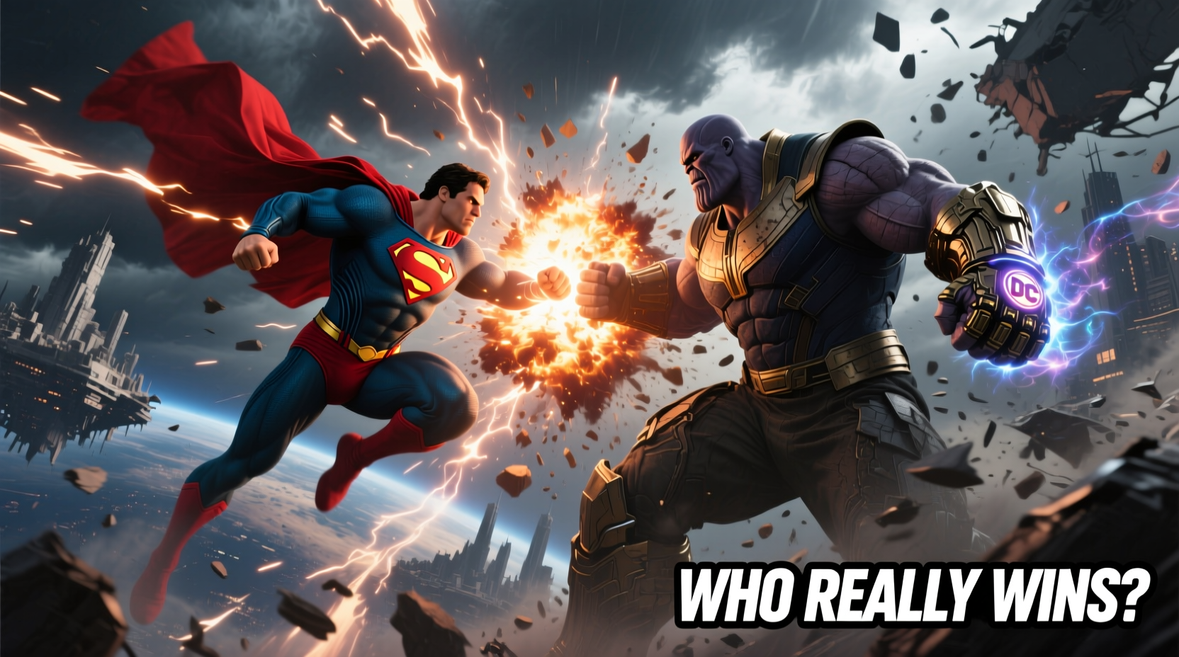 Superman Vs Thanos If They Actually Fought Whod Really Win