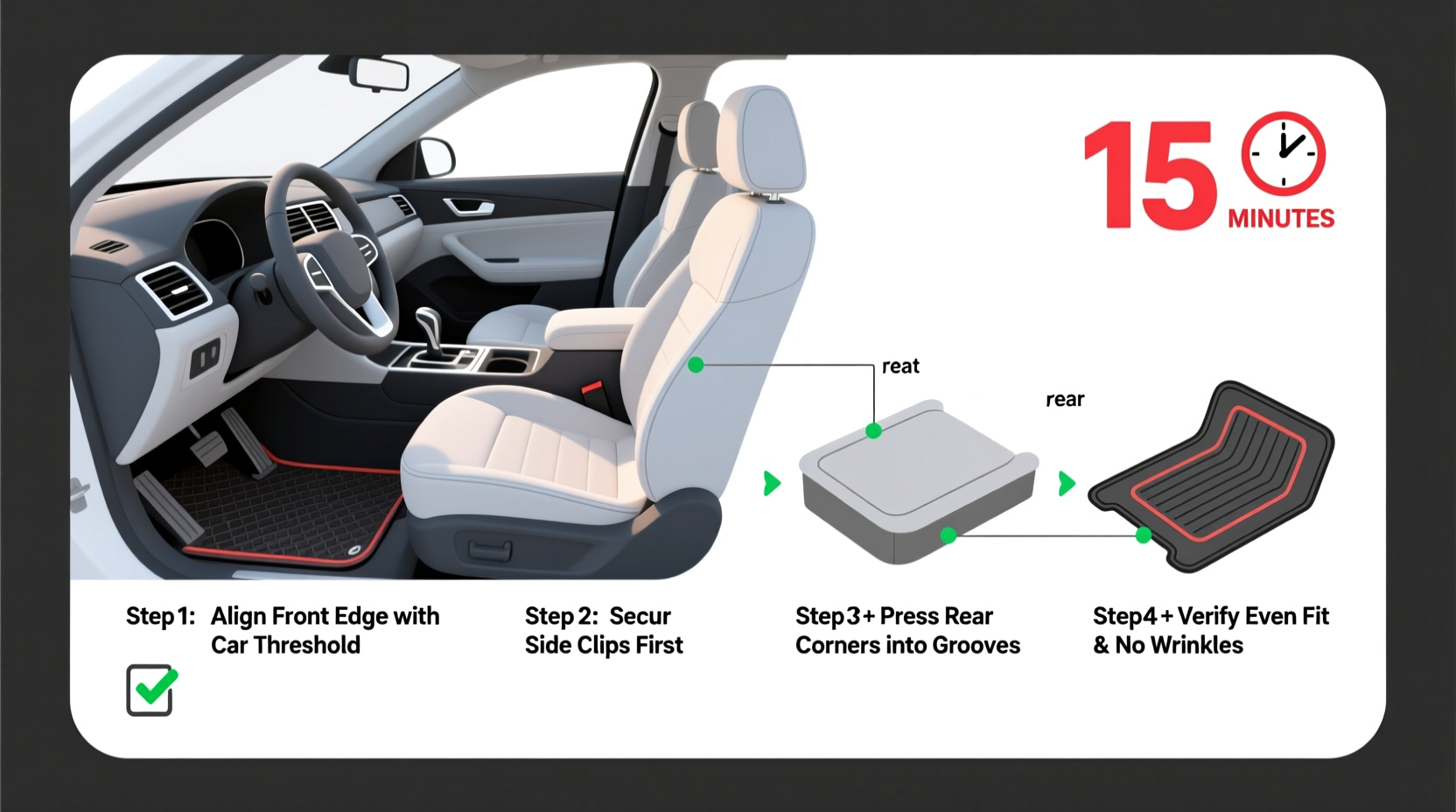 How to Install Trim Floor Mats Correctly in 15 Minutes