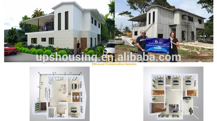 SIP Sandwich Panel System - Single Floor 3 Room Detach House