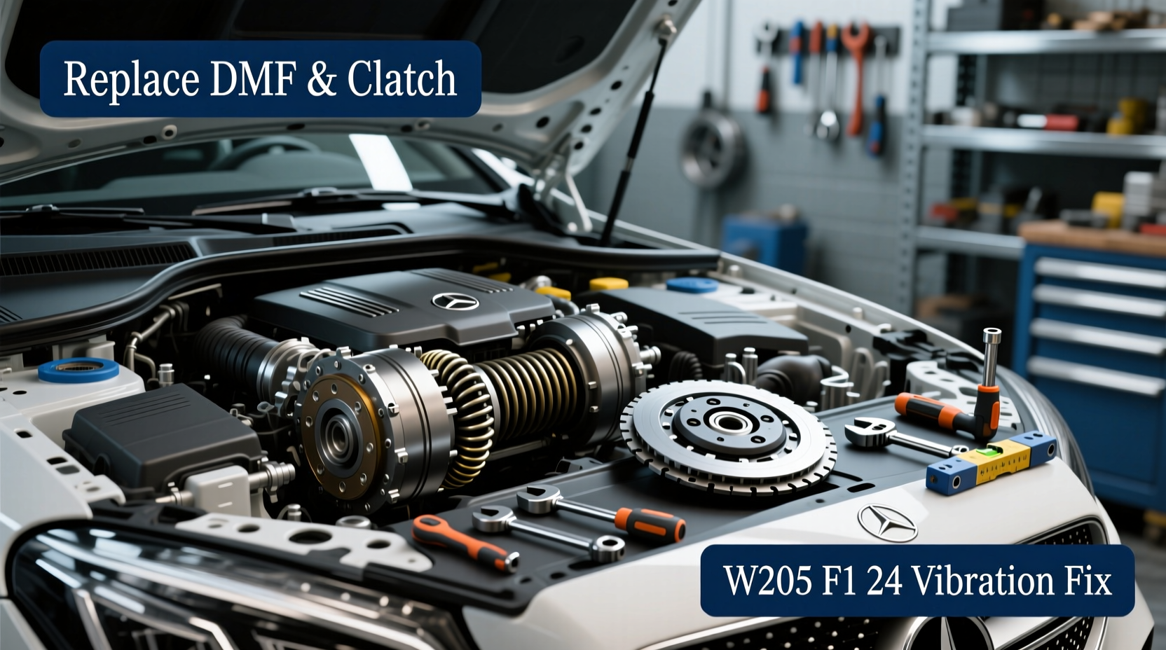 W205 F1 24 Vibration Fix: Replace DMF & Clutch