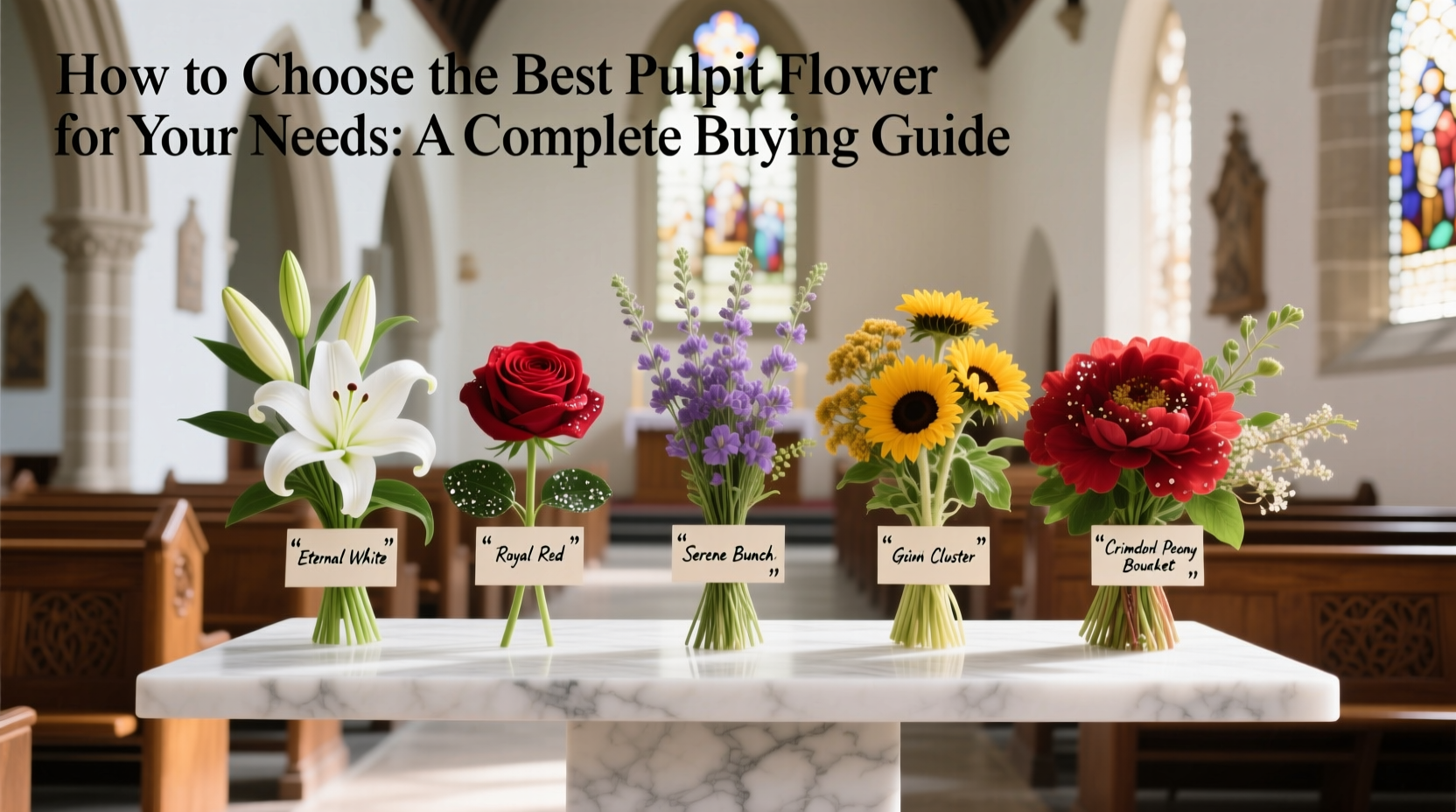 How to Choose the Best Pulpit Flower for Your Needs: A Complete Buying ...