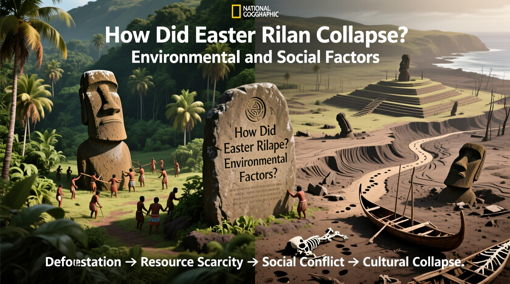 How Did Easter Island Collapse: Environmental and Social Factors