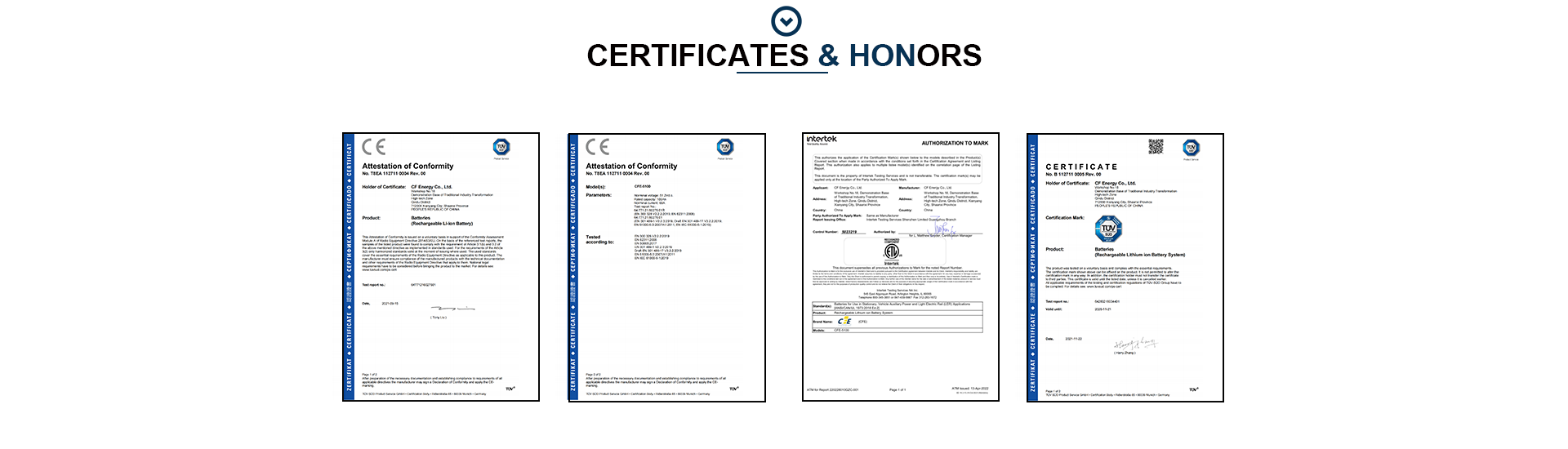 CF Energy Co., Ltd. - Residential Energy Storage, Commercial ...
