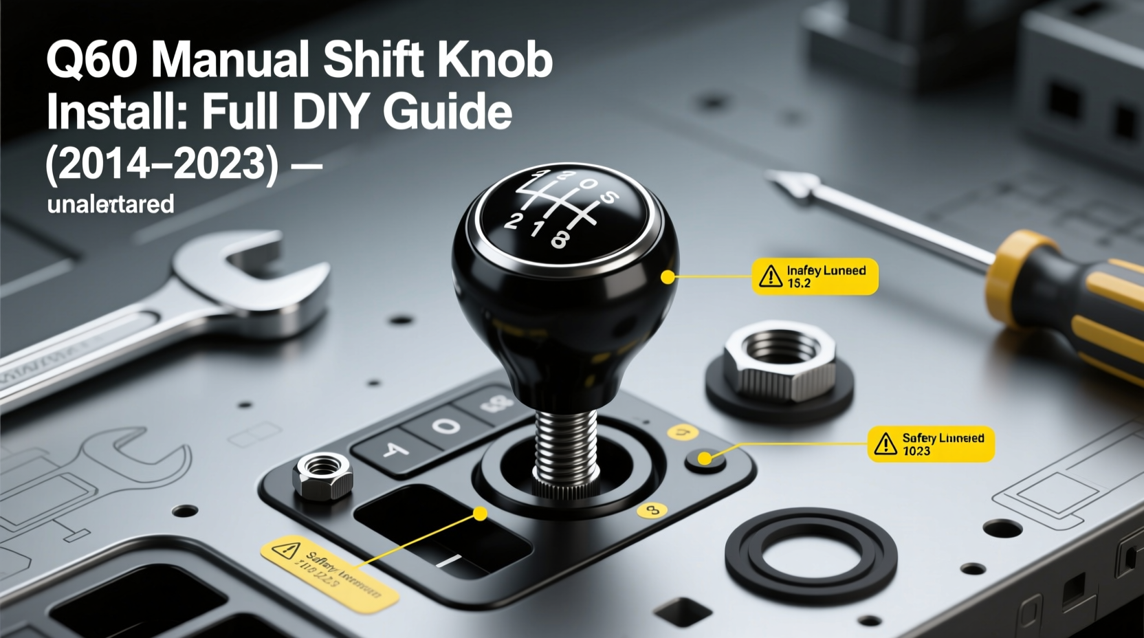Q60 Manual Shift Knob Install: Full DIY Guide (2014–2023)