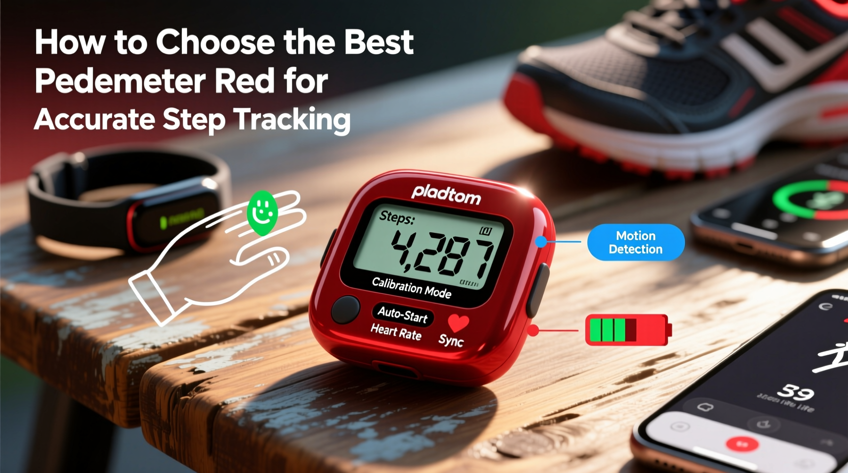 How to Choose the Best Pedometer Red for Accurate Step Tracking
