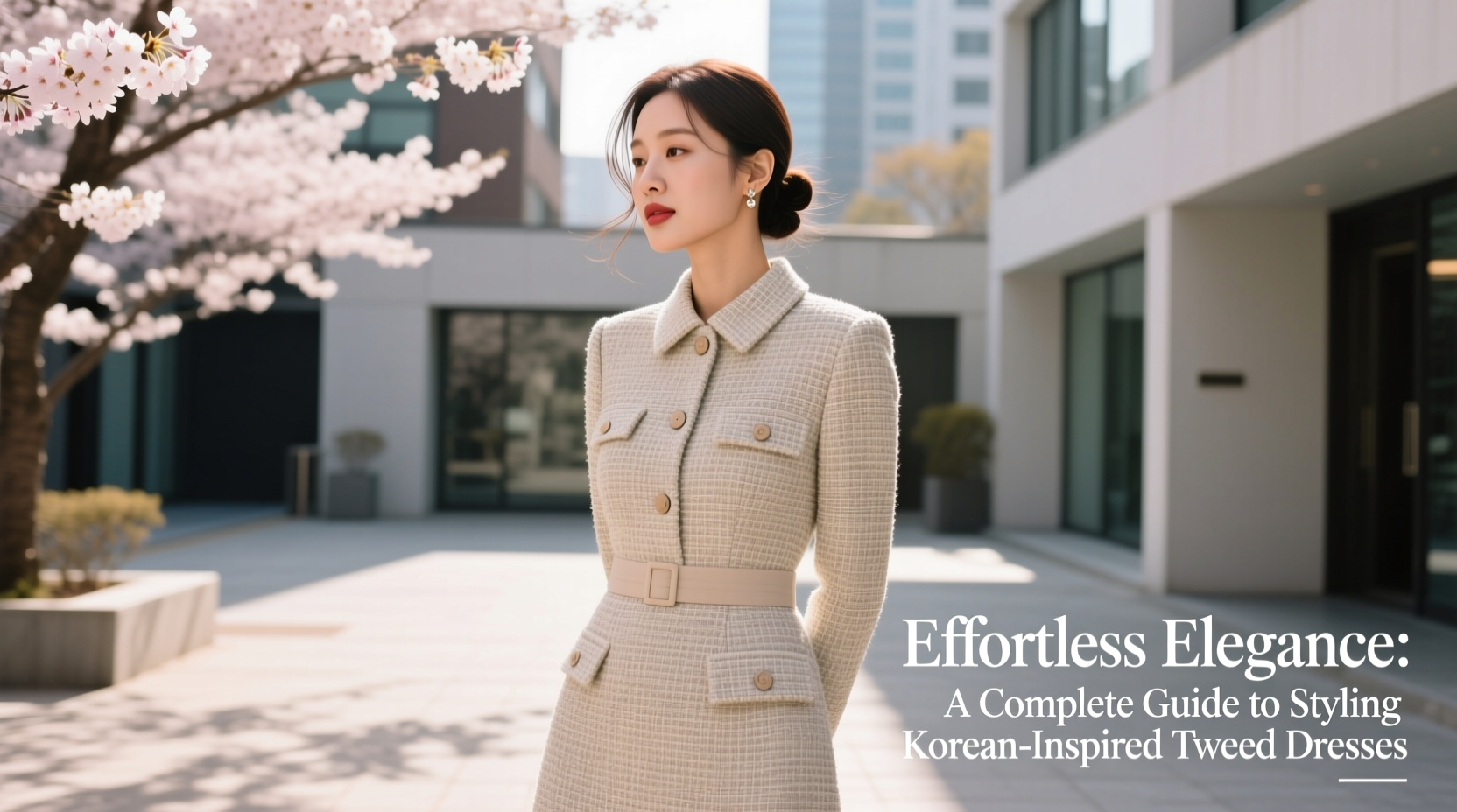 Effortless Elegance A Complete Guide To Styling Korean Inspired Tweed ...
