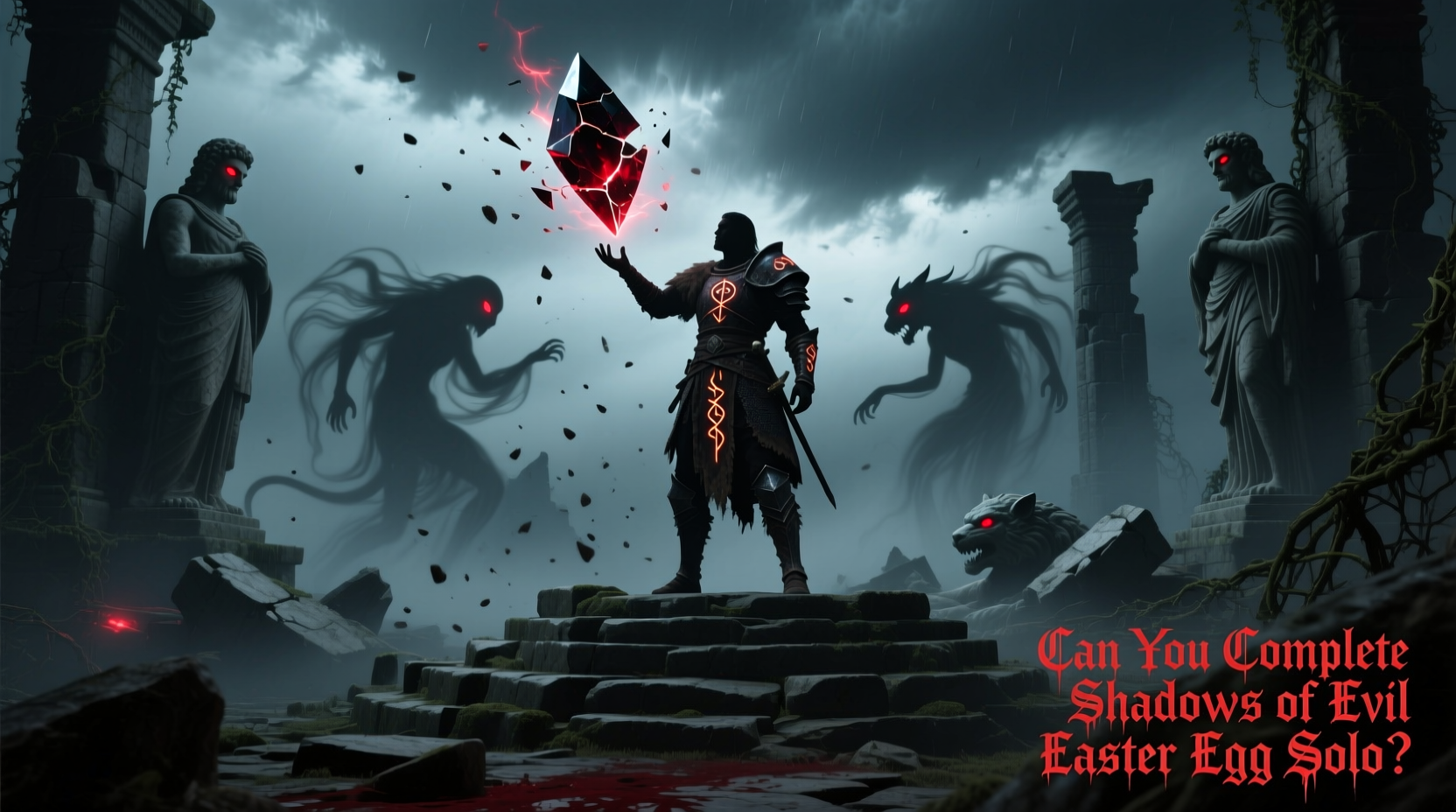 Can You Complete Shadows of Evil Easter Egg Solo?