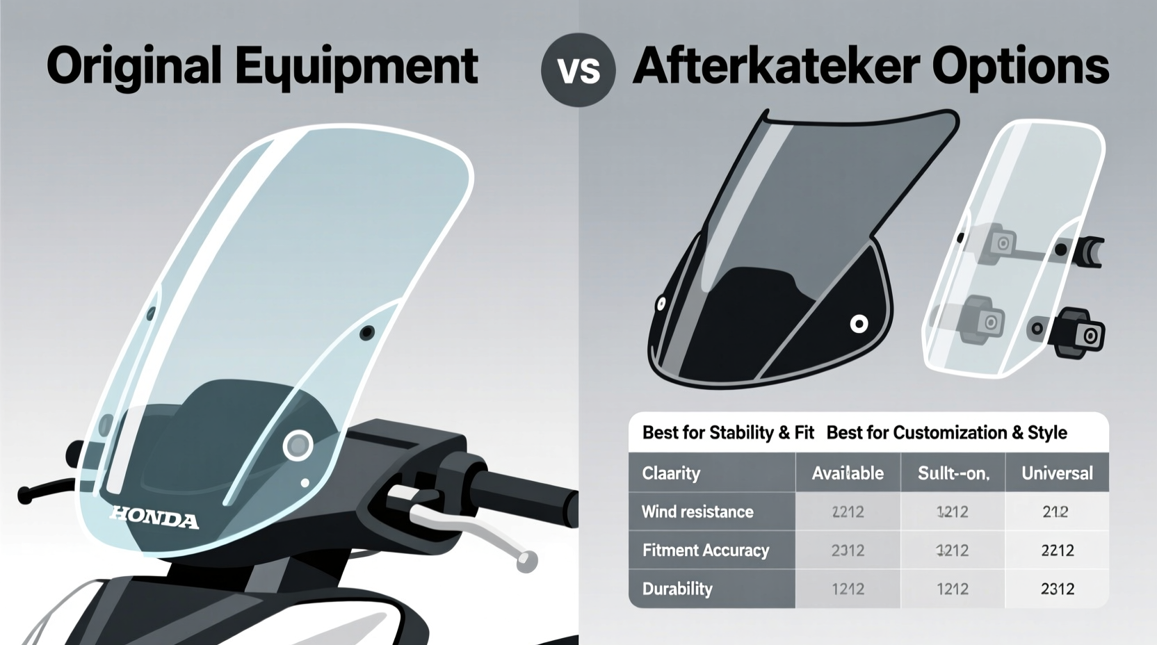 PCX 125 Windshield vs Aftermarket: Key Differences & Best Choices