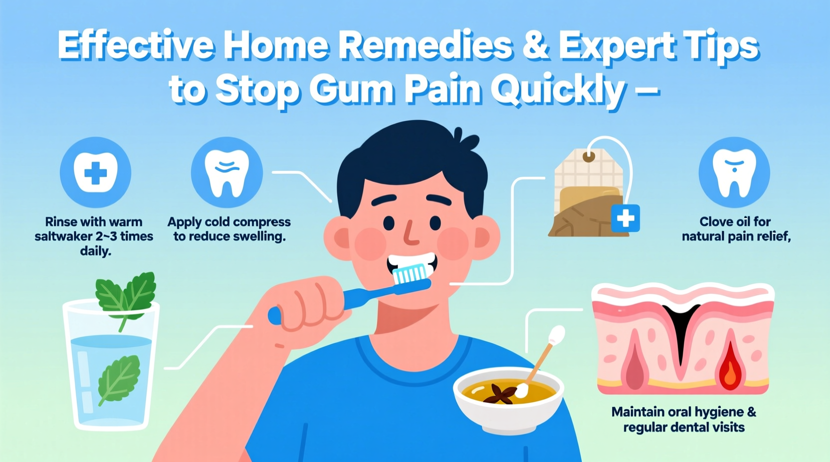 Effective Home Remedies And Expert Tips To Stop Your Gums From Hurting ...