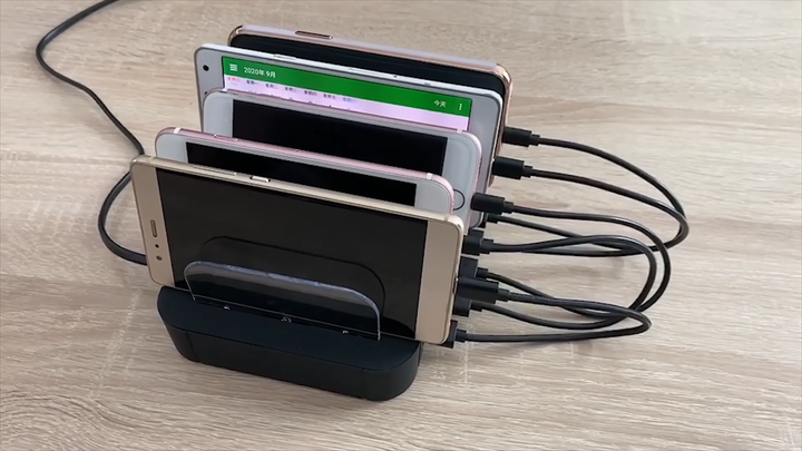 5 Port USB Charging Station - Efficient Desktop Solution