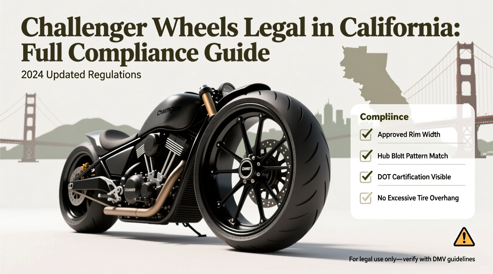 Challenger Wheels Legal in California: Full Compliance Guide