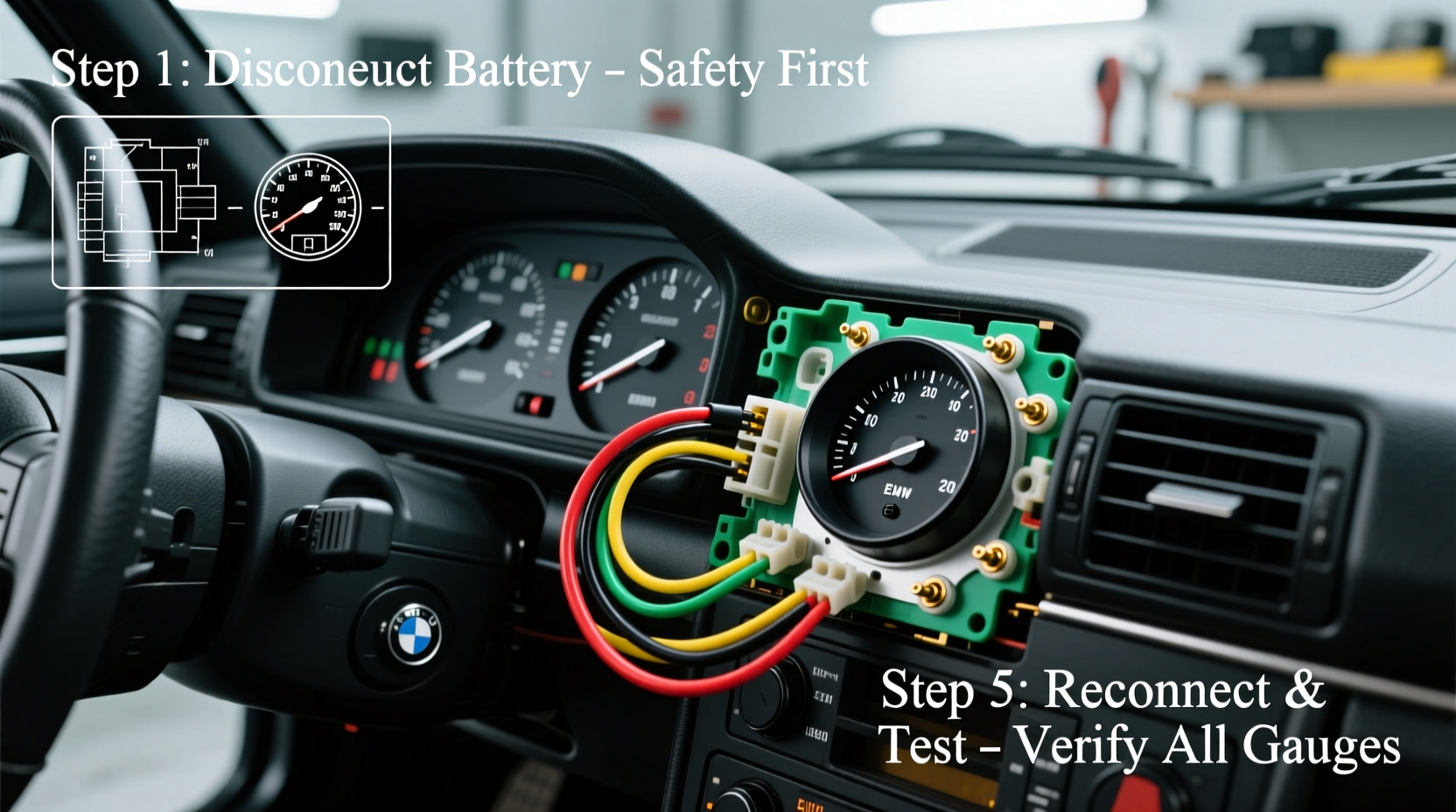 E30 Gauge Install Guide: Step-by-Step Wiring & Cluster Swap