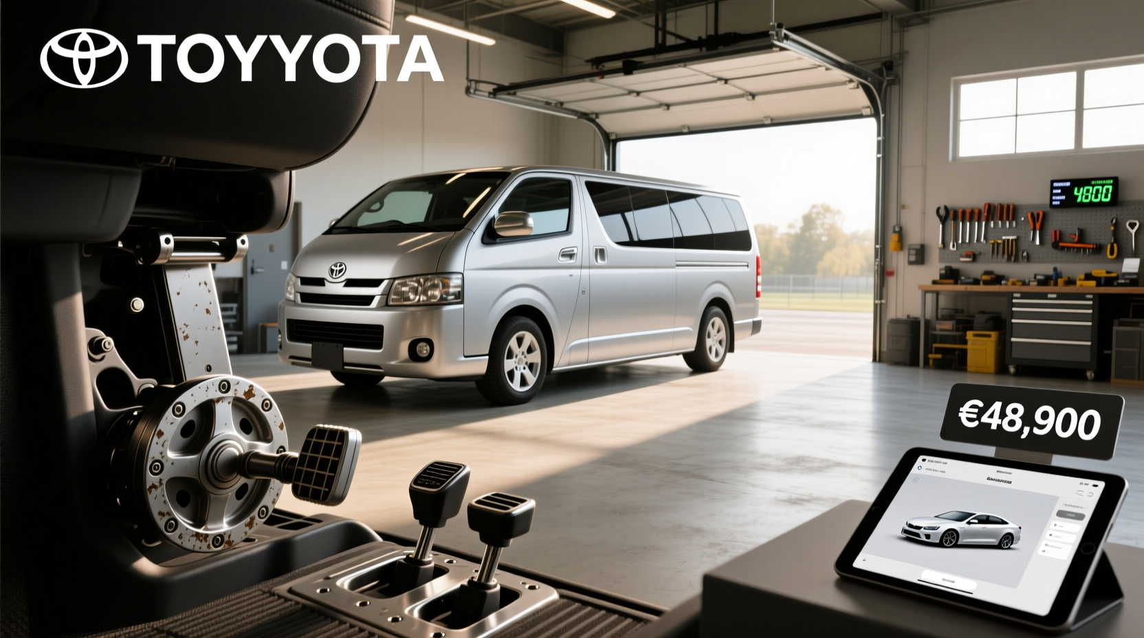 How to choose toyota hiace pedal,How much is a 2025 Toyota Hiace van?