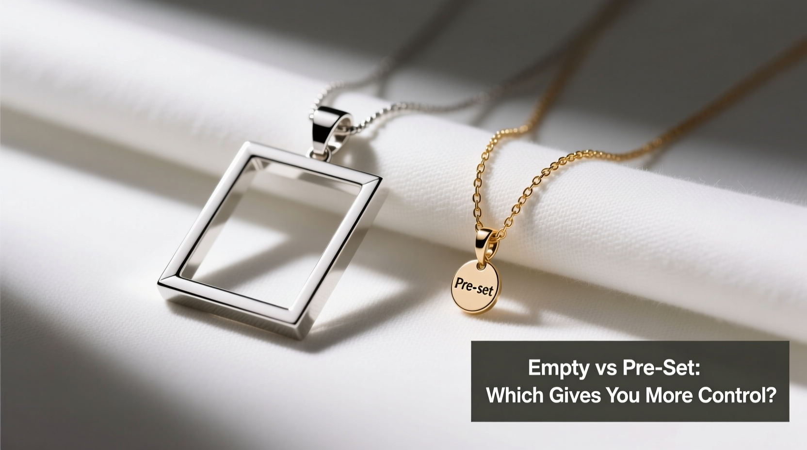 Empty Vs Pre Set Pendant Which Setting Gives You More Control Over Your ...