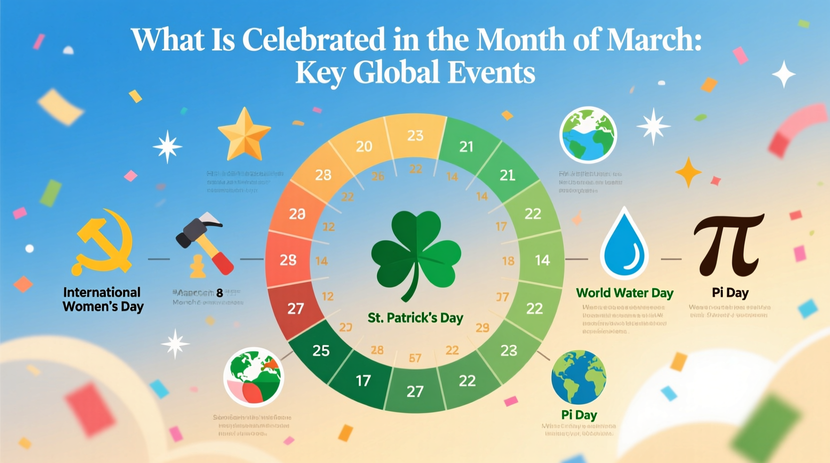 What Is Celebrated in the Month of March: Key Global Events