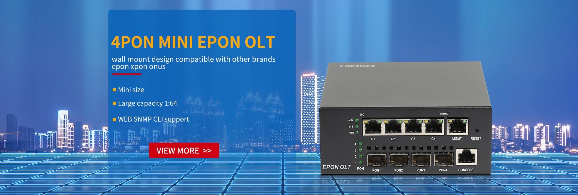 HiOSO Technology Co., Ltd. - Optical Line Terminal, Optical Network Unit