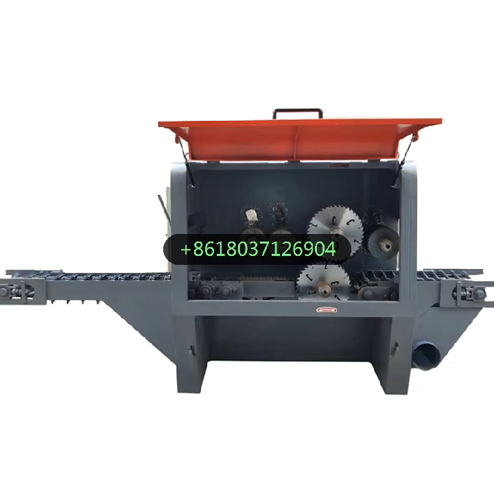 Precision Wood Cutting - Multiple Blade Sawmill Machine