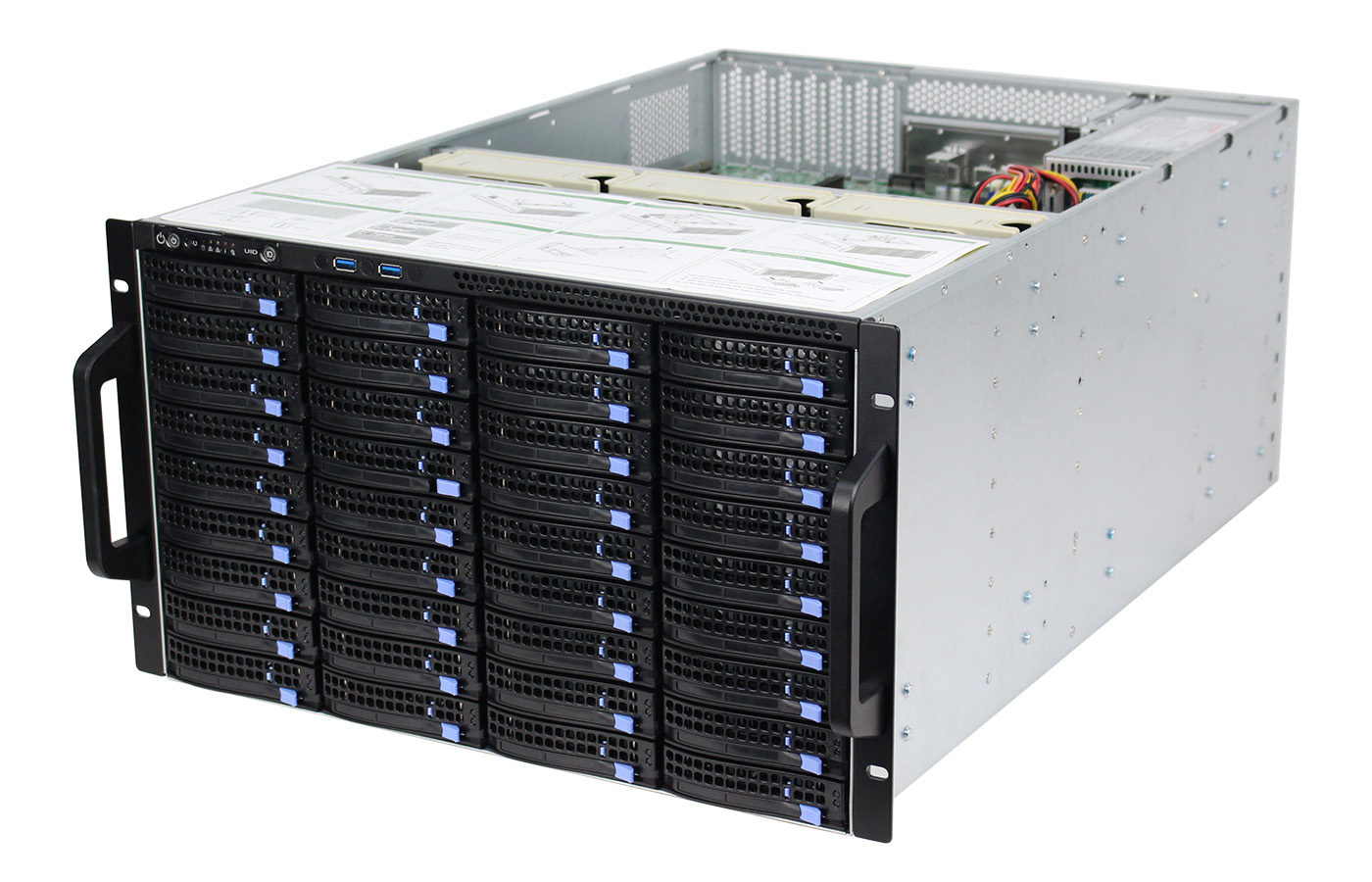 Rack mount case option with lots of drives : r/unRAID