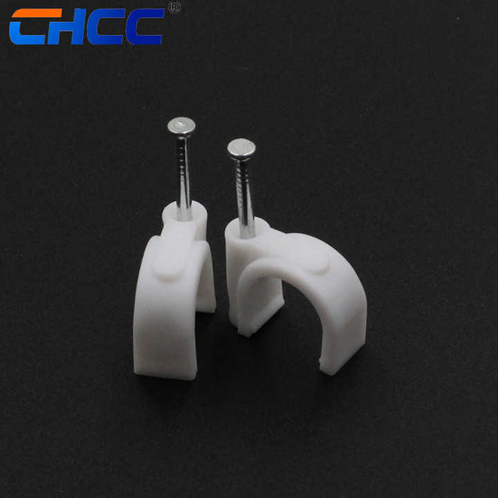 5mm R-type Clip Cable Fastener Wire Clamp Nylon Screw Mounting ...