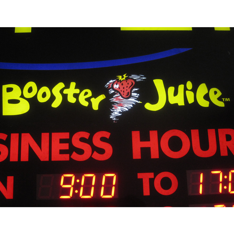 LED open business hours program sign, business hours display led open ...
