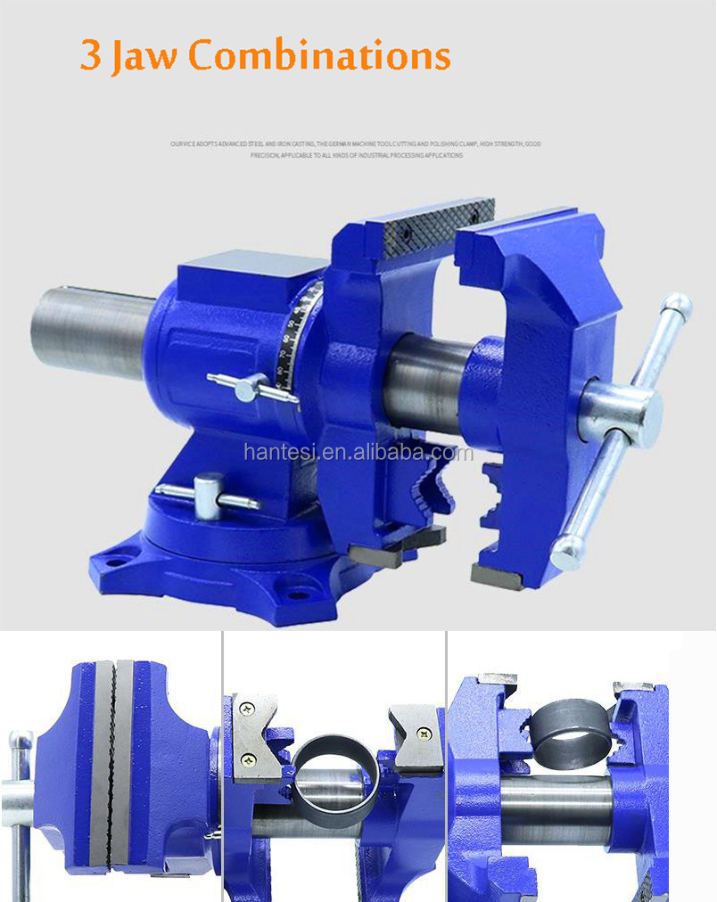 4 Inch 5 Inch 6 Inch Newest Design Multipurpose Rotary Base Anvil Rotary Bench Vise Products ...