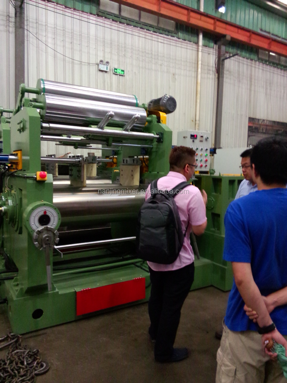 CE standard two-roll rubber mixing machine Products from Nanjing Mixer ...