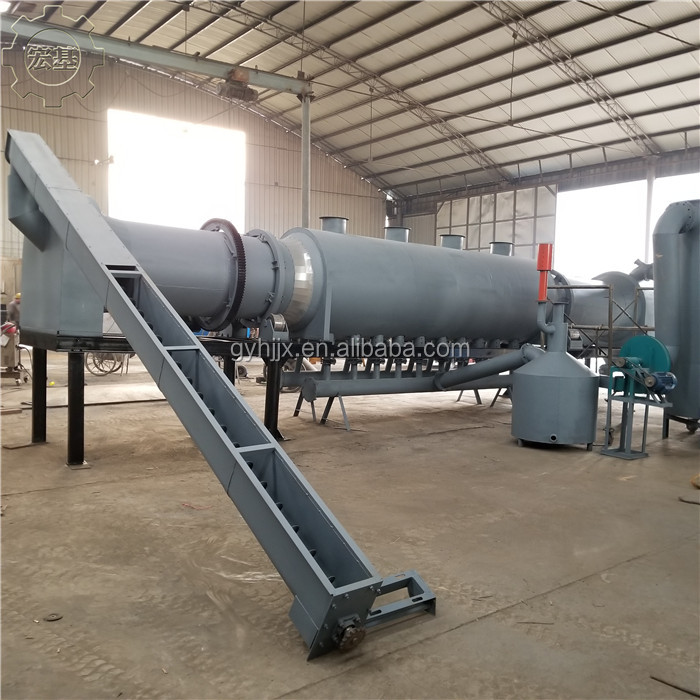 2021 Energy-saving and pollution-free rotary carbonization kiln ...